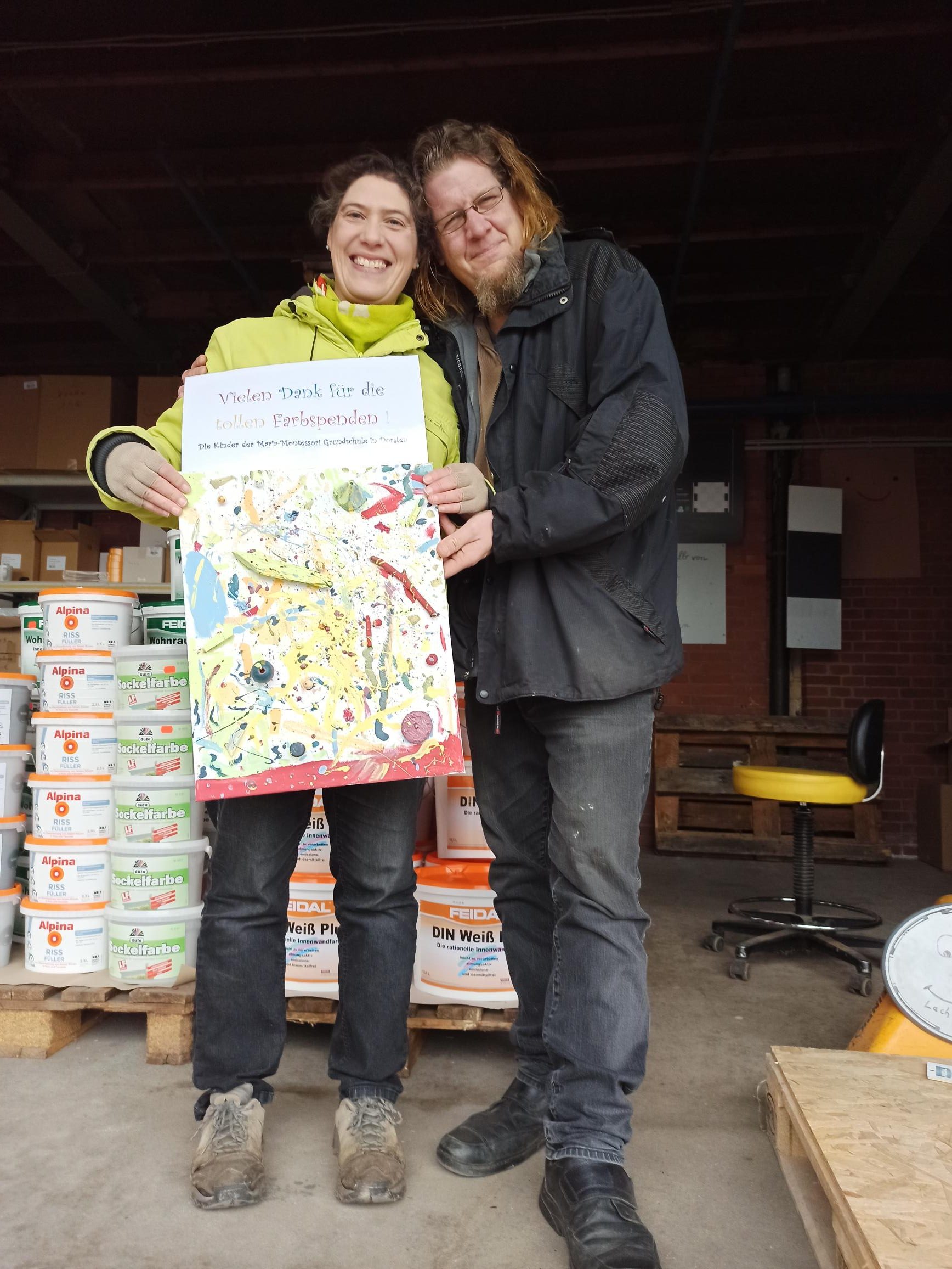 Ein farbiges Dankeschön - Montessori Campus Dorsten